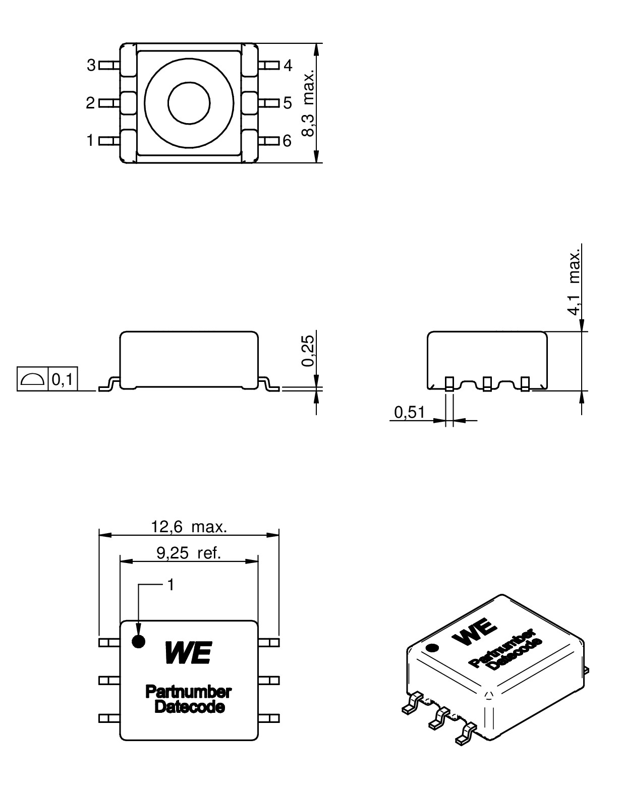 WE-PSPA Push Pull & Gate Drive Transformer | Automotive | Würth Elektronik Product Catalog
